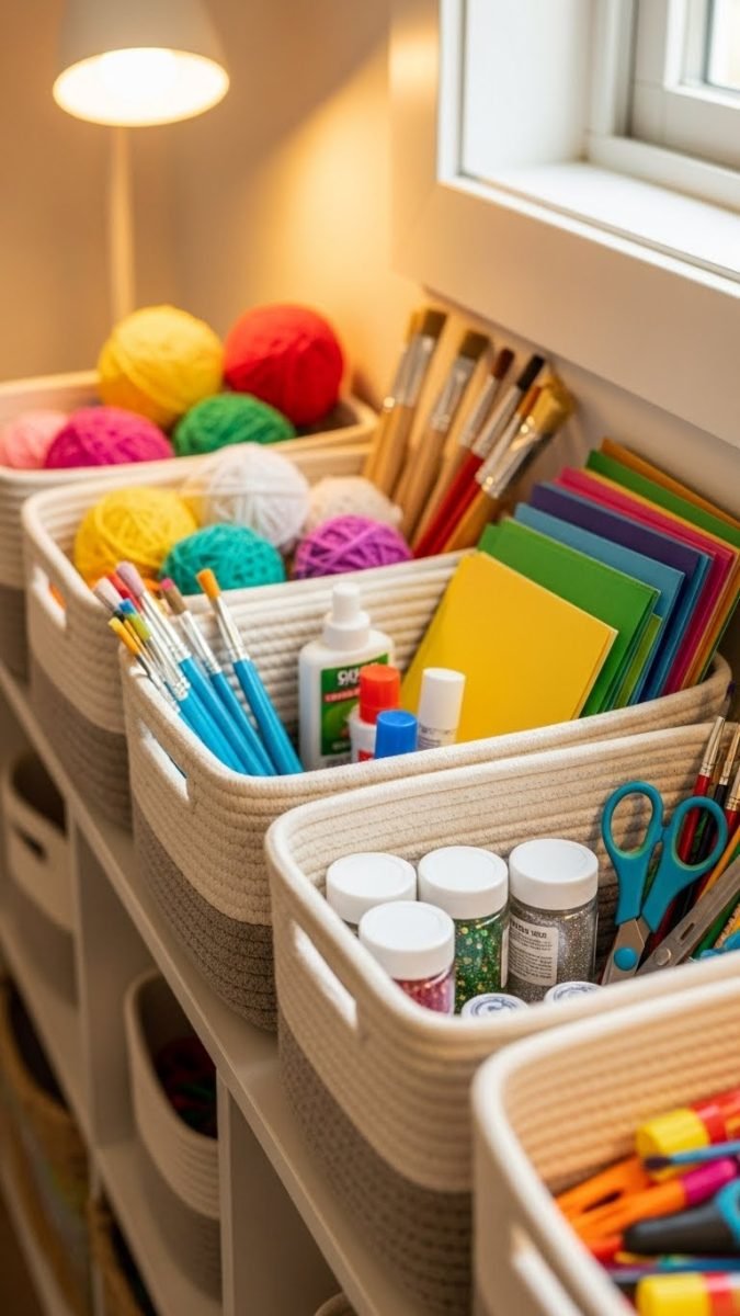 17 Kids Craft & Art Supplies Storage Ideas
