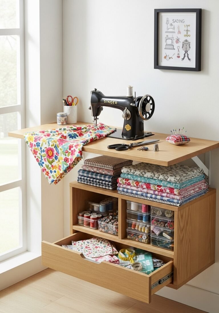 45 Sewing Room Storage Solutions for Organized Spaces
